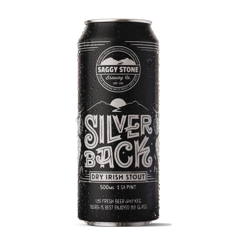 Silverback Stout – Saggy Stone Brewing Co.