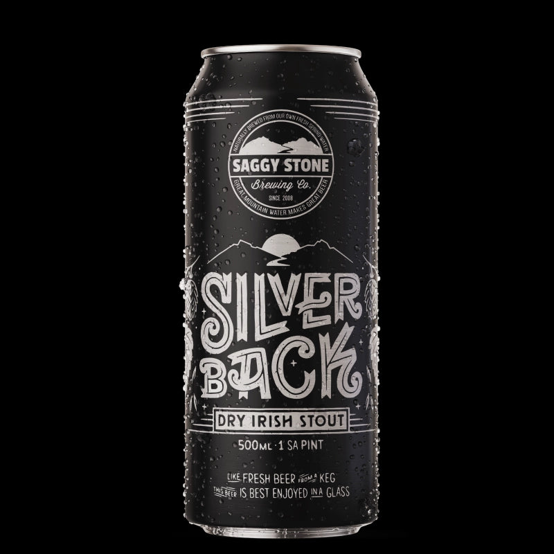 Silverback Stout – Saggy Stone Brewing Co.