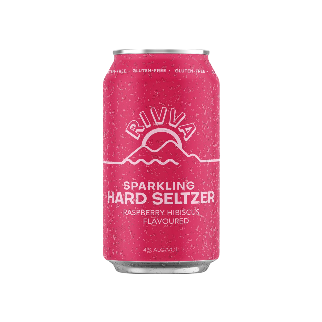 Rivva Raspberry Hibiscus Hard Seltzer – Saggy Stone Brewing Co.